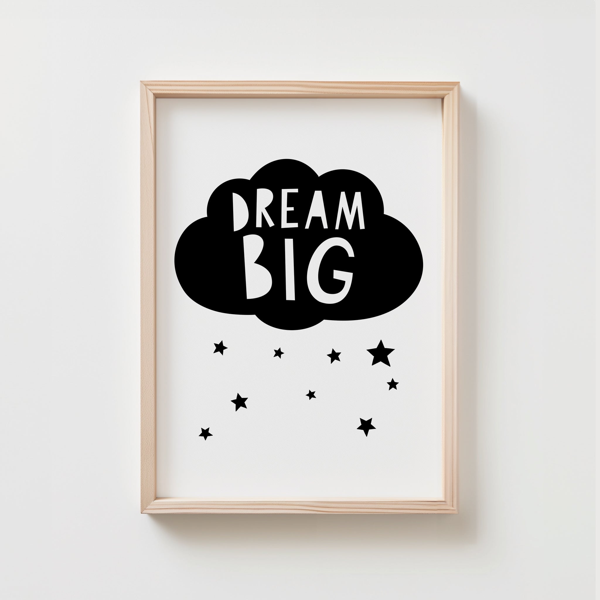Dream Big Cloud Poster | Mini Learners