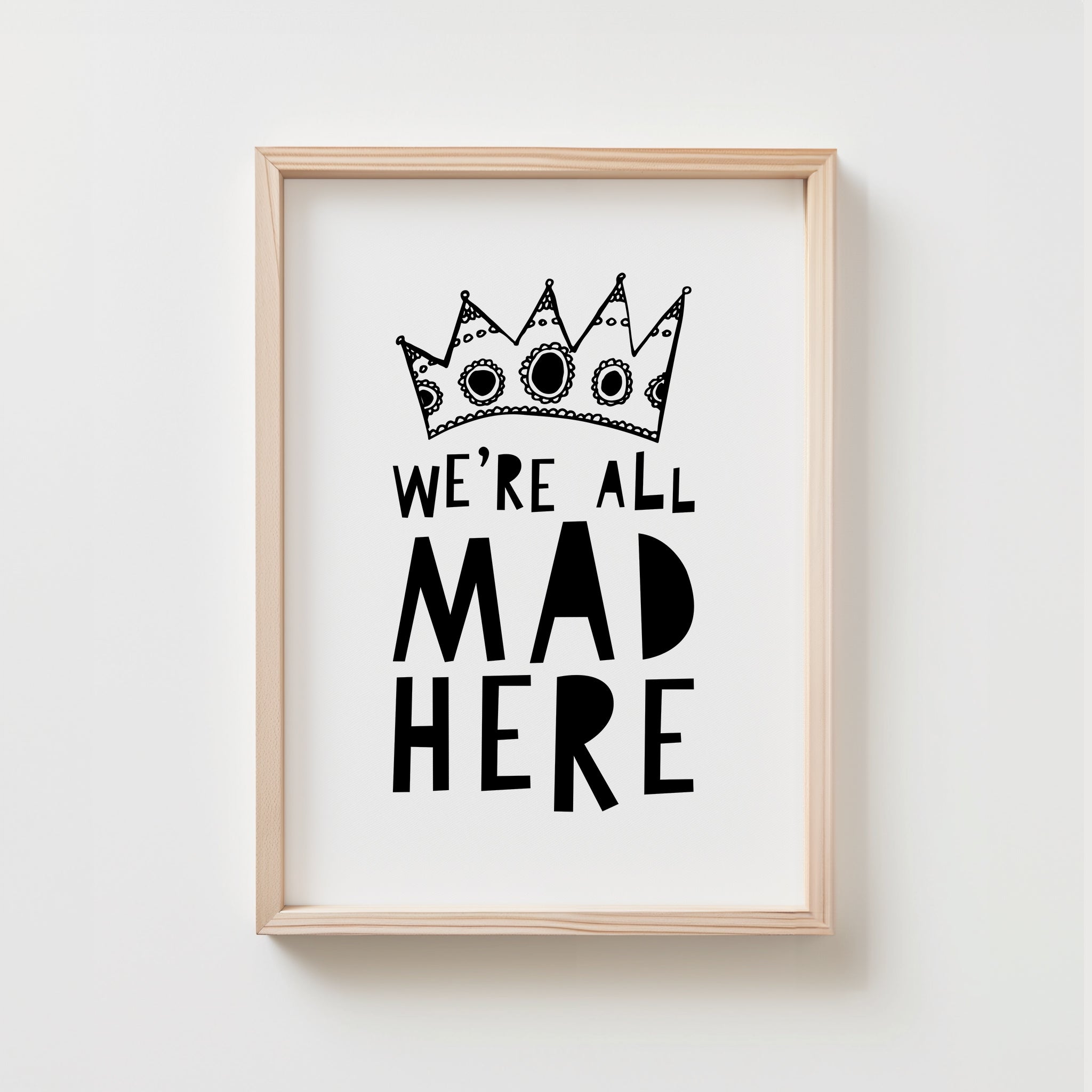 Playroom Poster Acorn Woodland Art | Unframed – Mini Learners