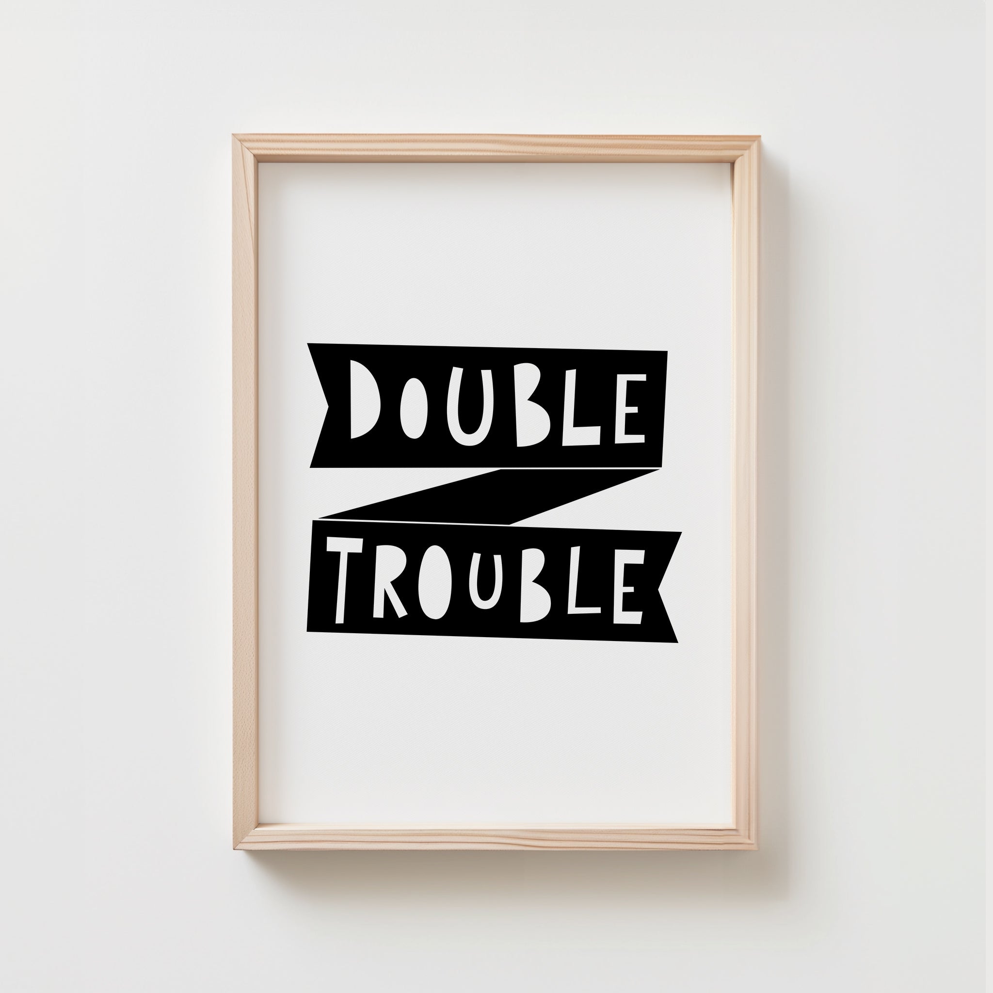 Double Trouble Kids Poster | Mini Learners